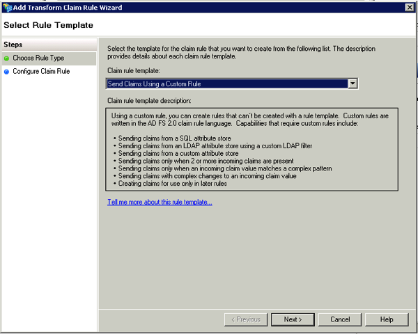 ADFS claim rules to filter AD group membership